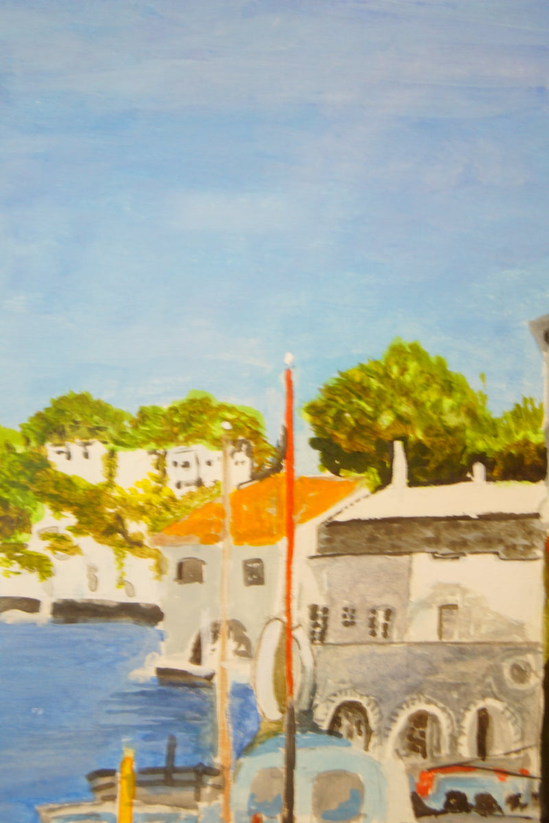 A fine original watercolour painting by Jose Mercer with lovely bright ...